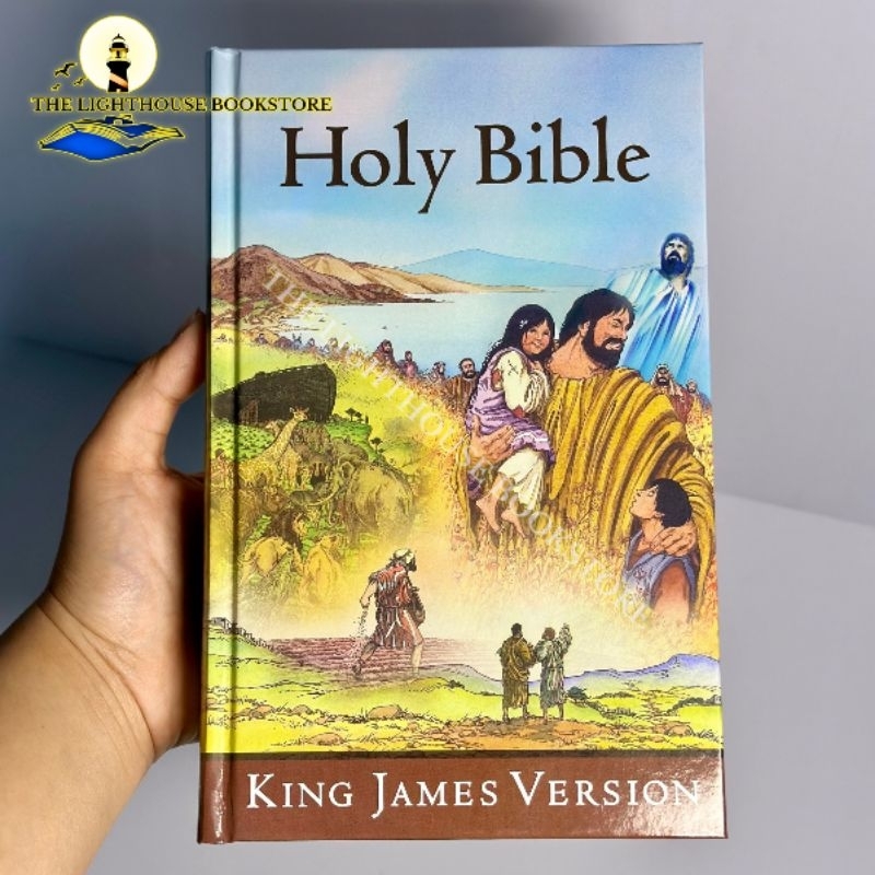HARD BOUND KJV KIDS BIBLE / BIBLE FOR KIDS WITH COLORED PICTURES / HOLY ...