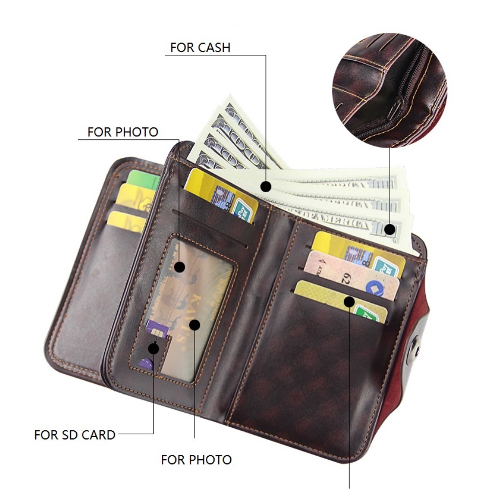 Ultra-thin Driver License Card Holder Pu Leather Business ID Pass ...