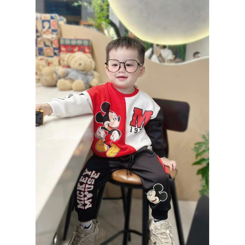Mickey Mouse Tracksuit Kids (Age 12mons-6yrs Old) | Shopee Malaysia