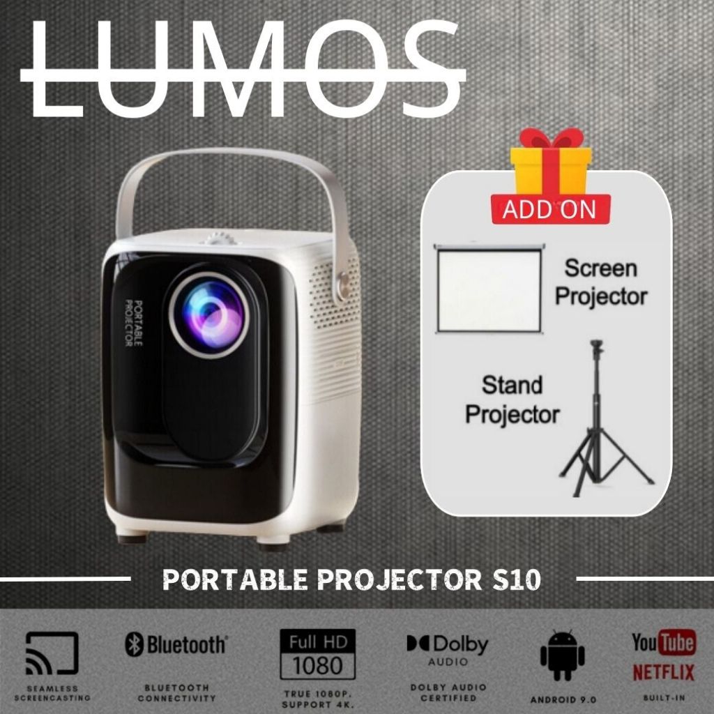 PROJECTOR S10 6000 Lumens 5G Mini projector 4k ultra hd S10 Projector ...