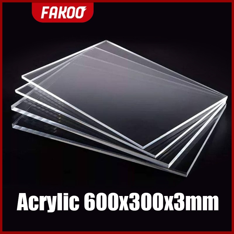 600x300x3mm Acrylic Sheet Big Sizes Plastic Glass Plexiglass Perspex ...