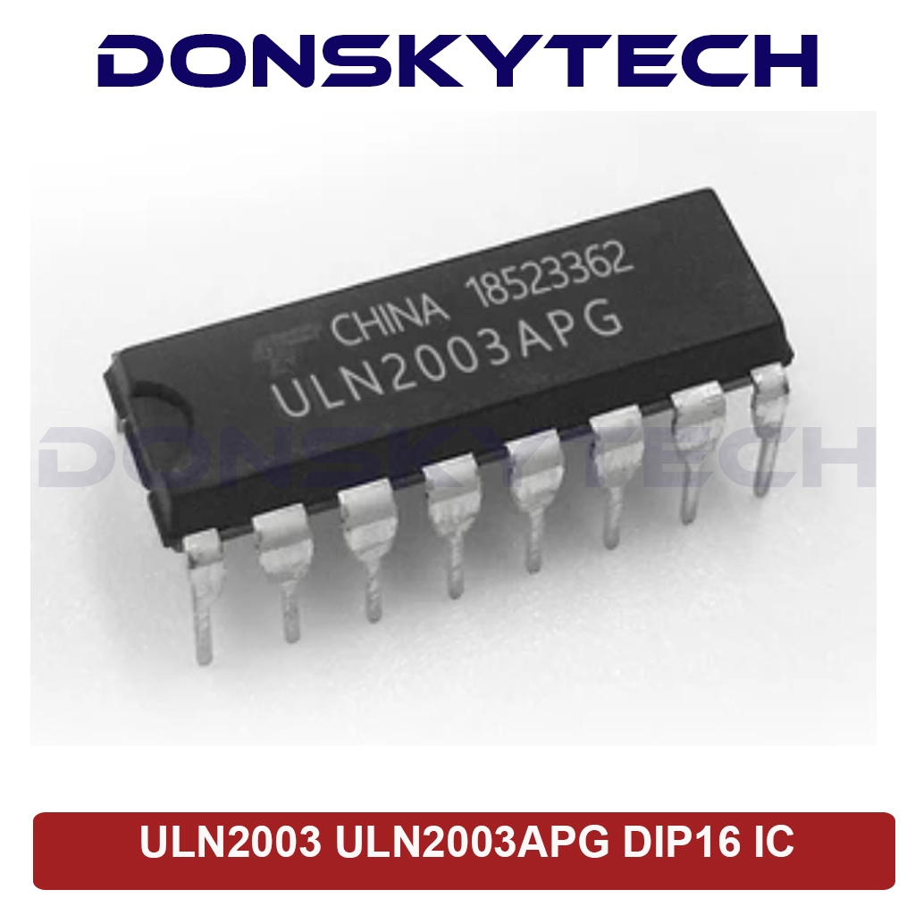 ULN2003 ULN2003APG DIP-16 IC High-Voltage, High-Current Darlington Transistor Array | Shopee ...