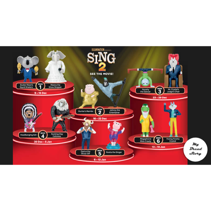 Mcdo Happy Meal Sing 2 Complete Set Sealed | Shopee Malaysia