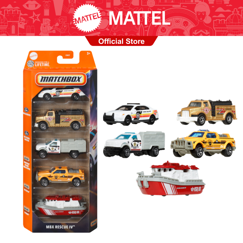 Matchbox 5 Car Pack Die-cast Vehicle Toy Car for Collectors and Kids ...