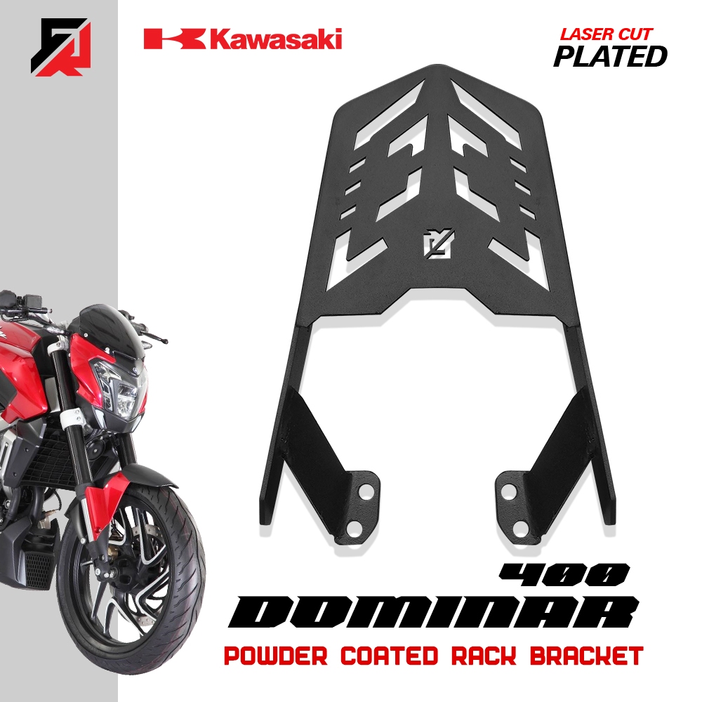 Kawasaki Dominar400 Top box bracket / Power Rack / Monorack/Powder Rack ...