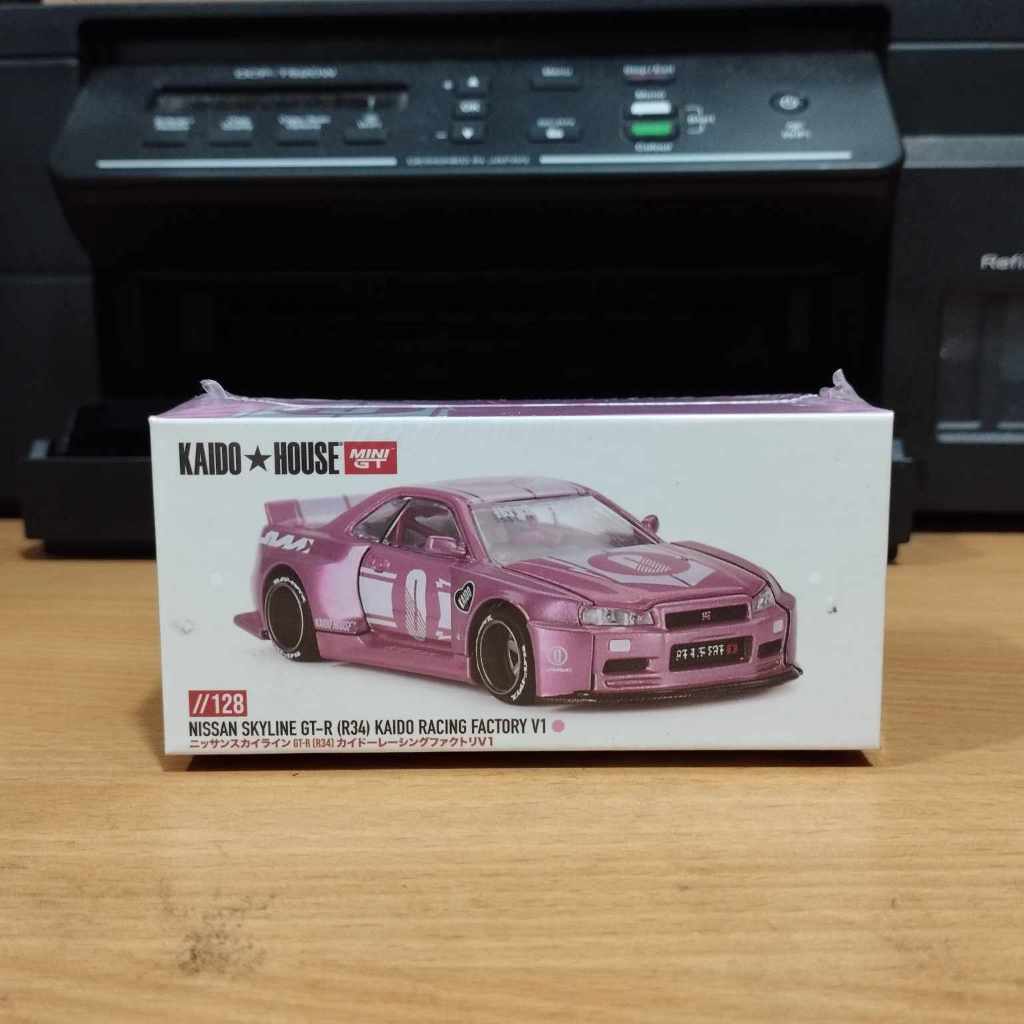 Kaido House x Mini GT 128 Nissan Skyline GT-R (R34) Kaido Racing ...