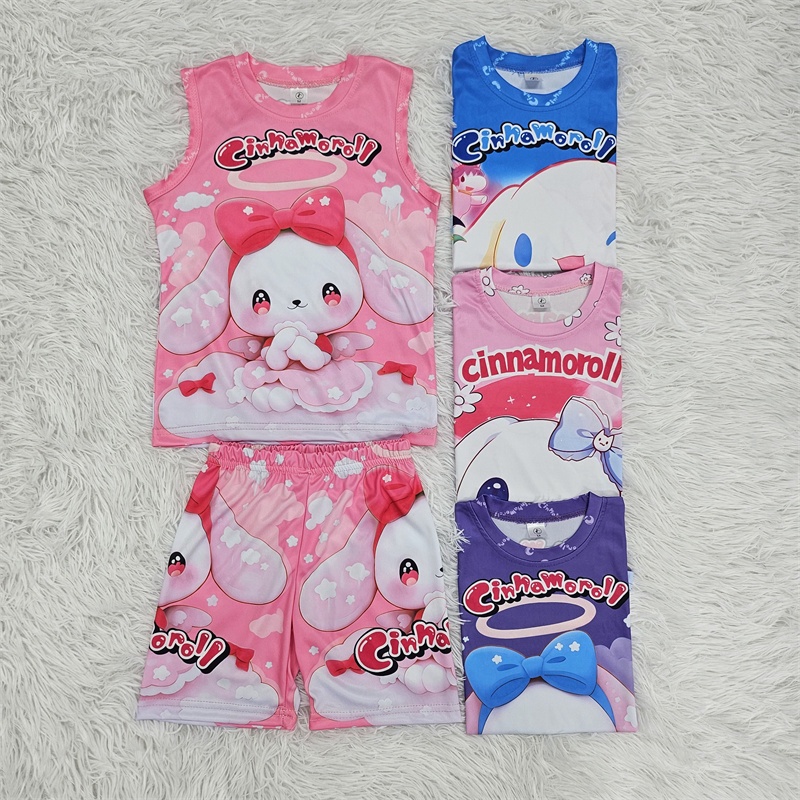 Kids girls terno JERSEY Cinimarol cartoon character 2 to 7 yrs old ...