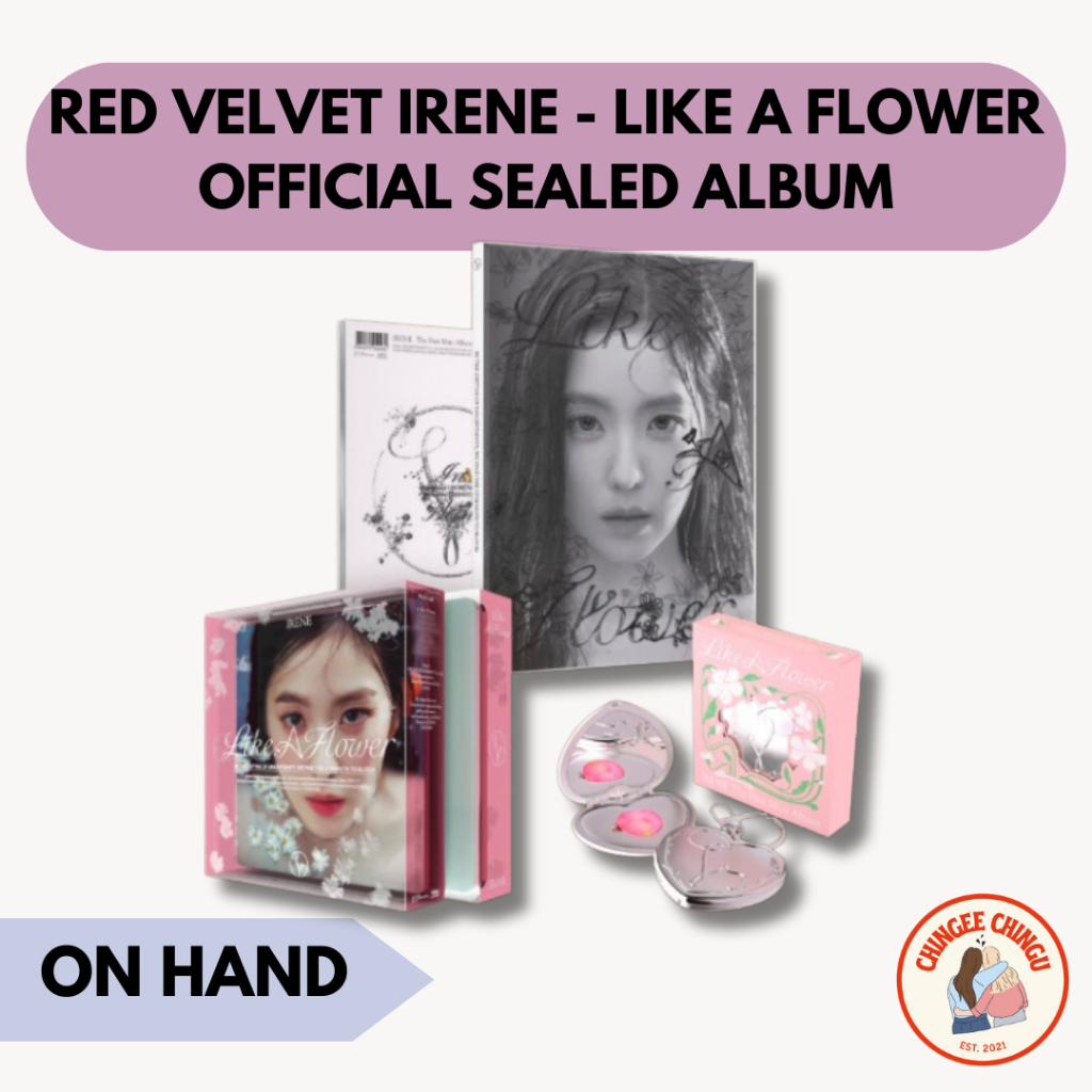 RED VELVET IRENE - LIKE A FLOWER OFFICIAL SEALED ALBUM | Photobook Case ...