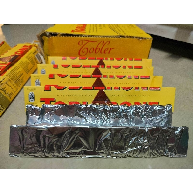 Slightly Melted Toblerone Yellow Classic 100g (20 pcs in a box ...