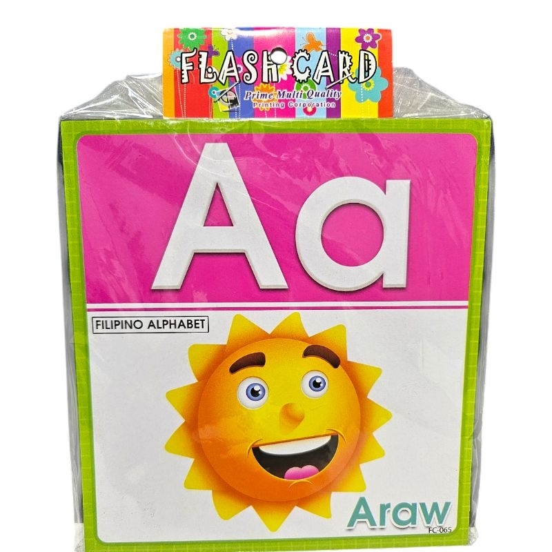 Filipino Alphabet Flash Cards 7"x6.5" | Shopee Malaysia