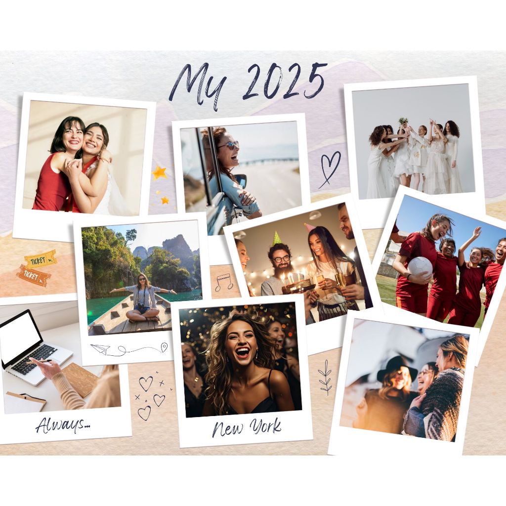 Customizable Self Love Vision Board for Manifesting Desires Photo ...