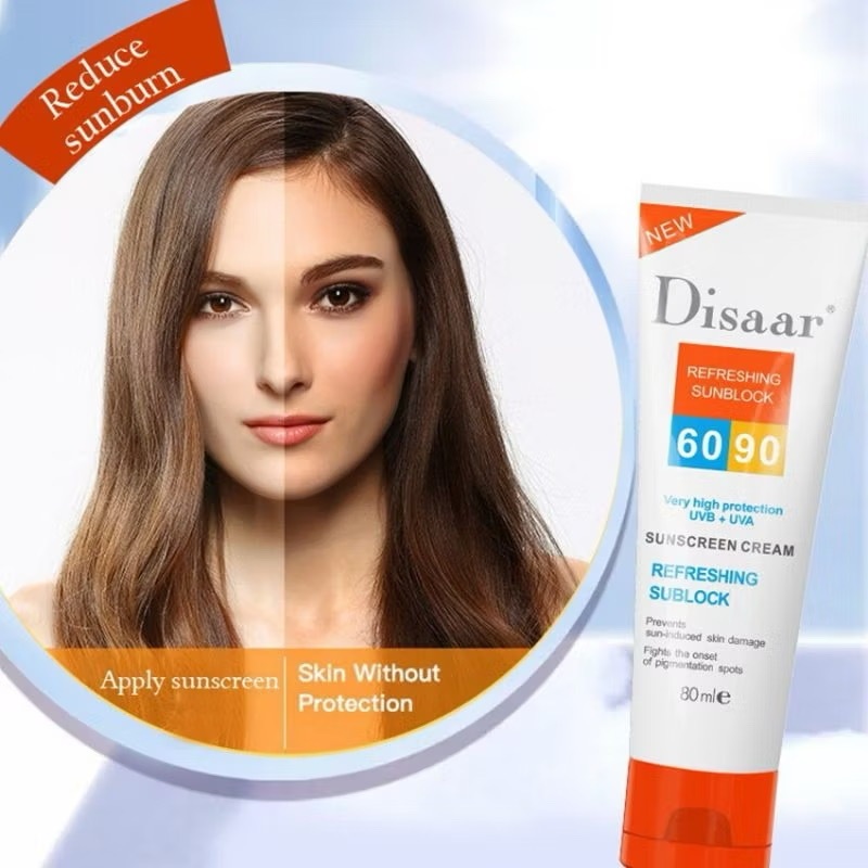 Disaar Sunscreen Refreshing Sunblock SPF 60/90++ Physical Isolation ...