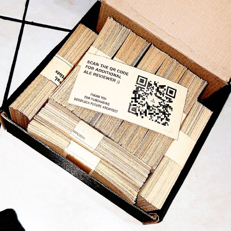 ALE Reviewer Flash Cards _ Architecture Flash Cards | Shopee Malaysia