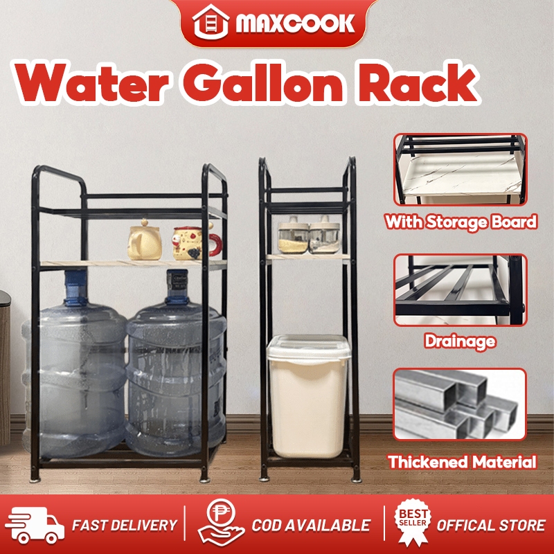 MAXCOOK 2/3 Layers Water Gallon Rack Organizer Water Container Rack ...