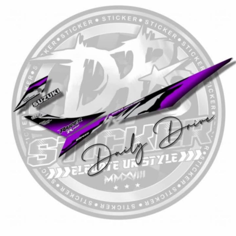 SUZUKI RAIDER 150 REBORN DECALS DESIGN | Shopee Malaysia