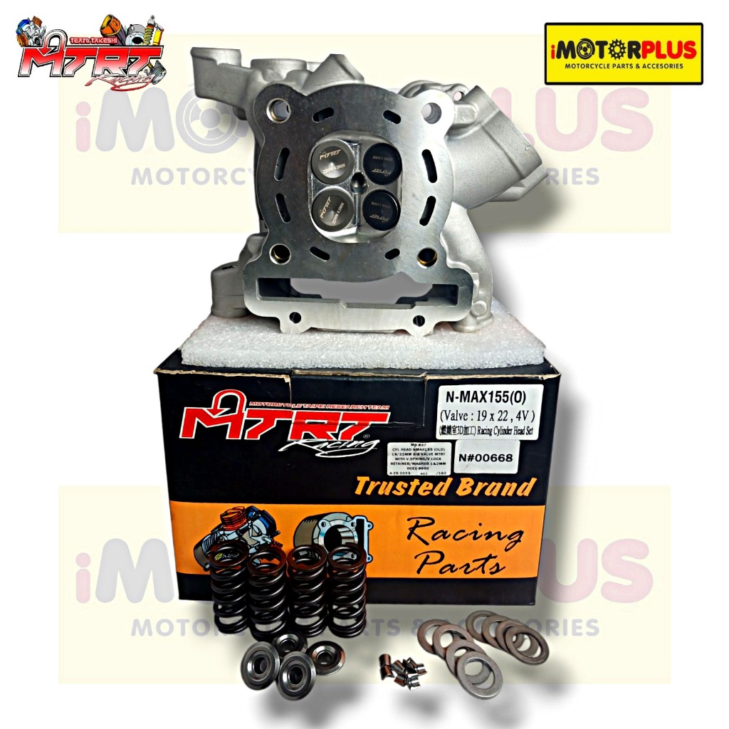 MTRT CYLINDER HEAD SET 19/22mm w/ RETAINER/VALVE SPRING/VALVE LOCK ...
