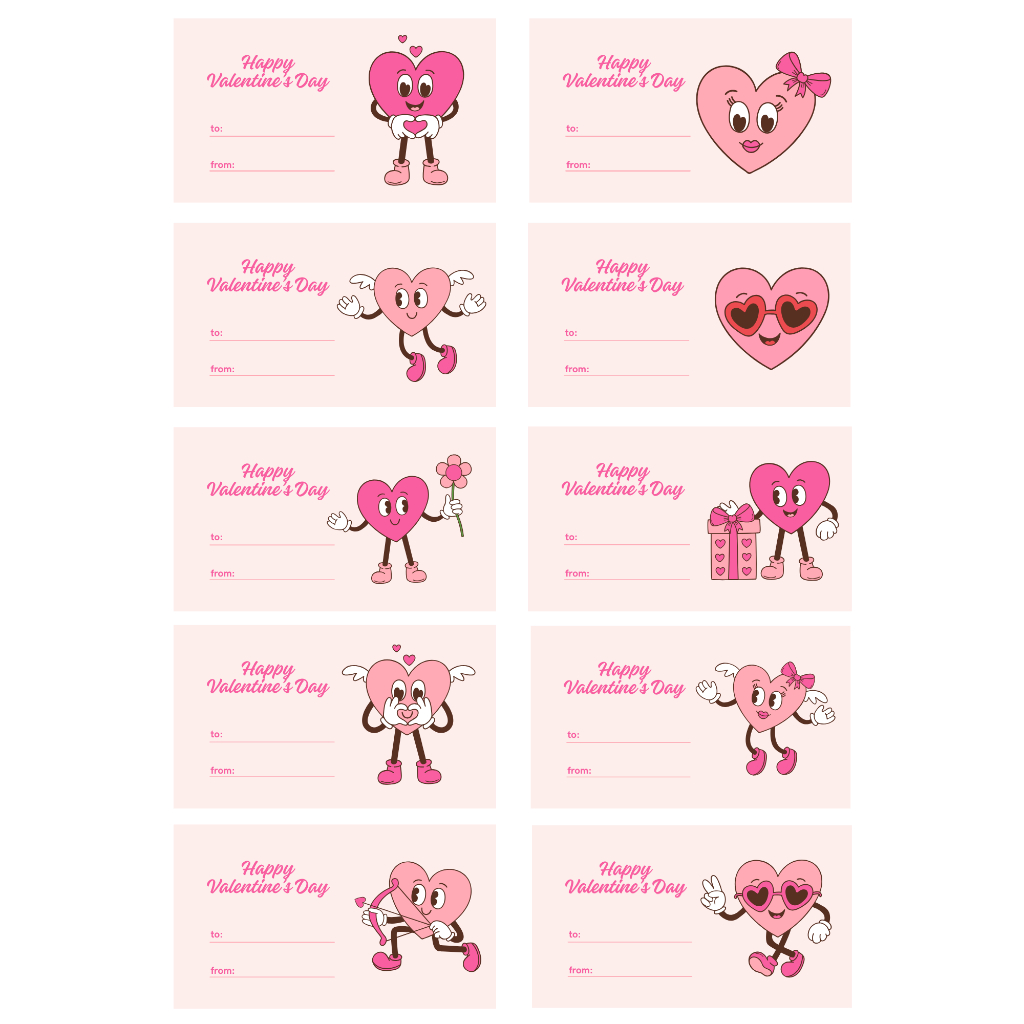 Valentines Gift Tags/ Valentines Card/ Tags | Shopee Malaysia