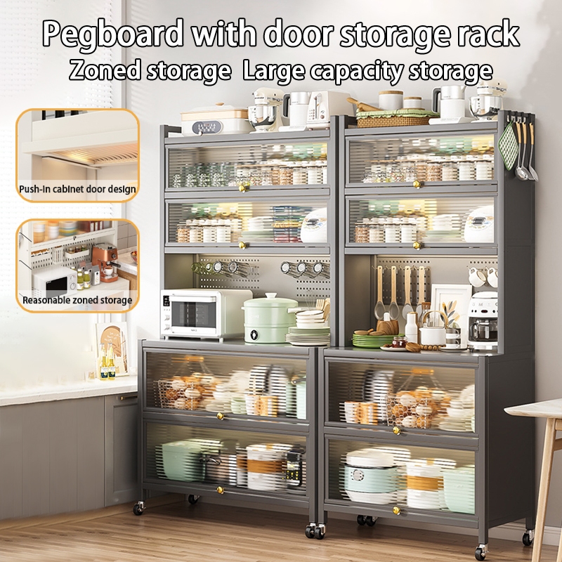 Kitchen Storage Cabinet Rack Carbon Steel Kitchen Cabinet Multi ...