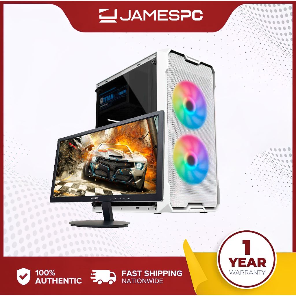 Ryzen 5 4655G 8GB RAM DDR4 240GB SSD Desktop System Unit Computer ...