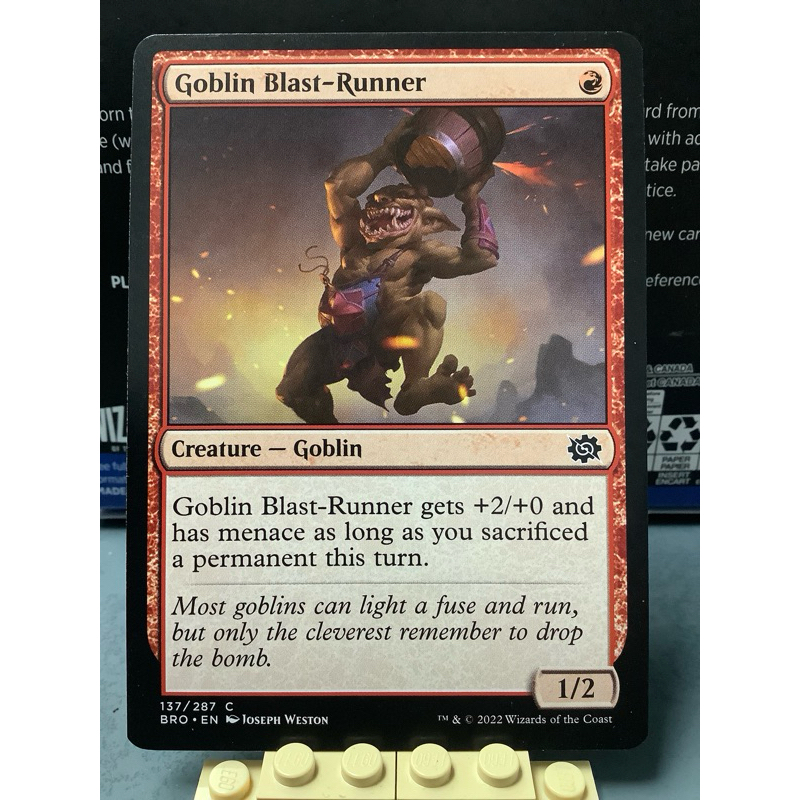 MAGIC: The Gathering - Goblin Blast-Runner (The Brothers’ War) | Shopee ...