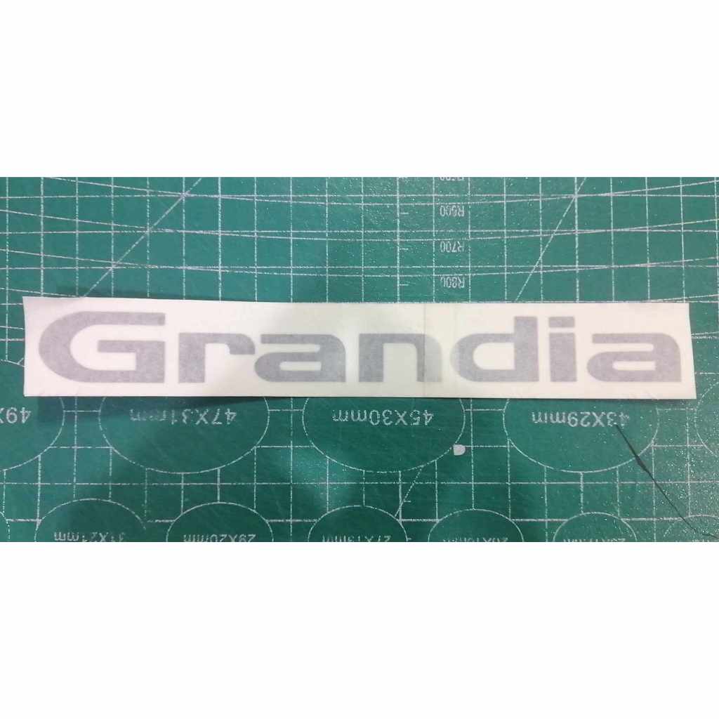 TOYOTA GRANDIA BACK DECAL | Shopee Malaysia