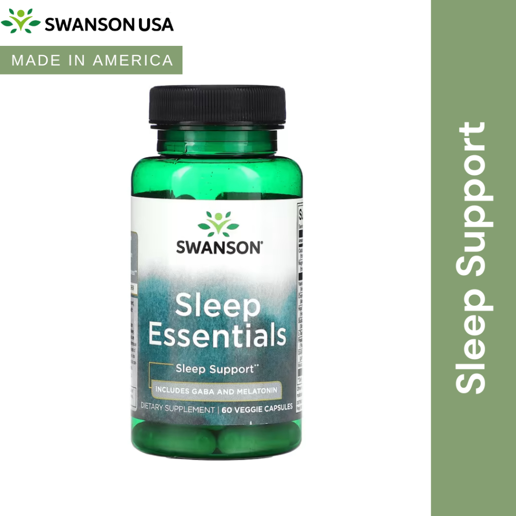 Swanson, Sleep Essentials, 60 Veggie Capsules | Shopee Malaysia