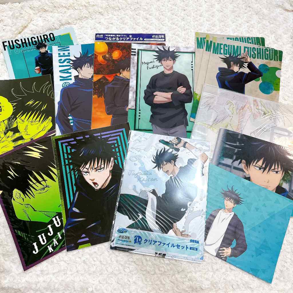 OFFICIAL Jujutsu Kaisen JJK Clear File Folder JUMP Art Visual Board ...