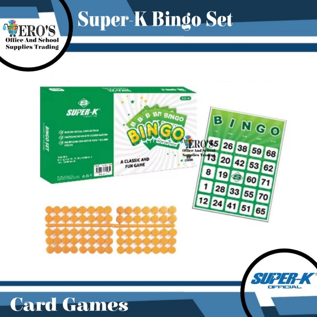 Super-K Bingo Set With 75 Bingo Balls | Shopee Malaysia