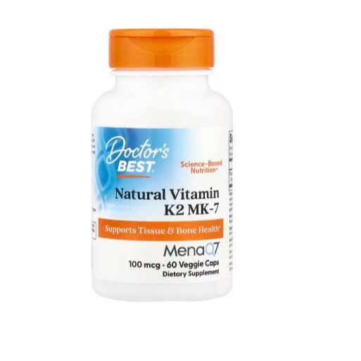 NEW [US BRAND] Doctor's Best Natural Vitamin K2 Mk-7 with MenaQ7 ...