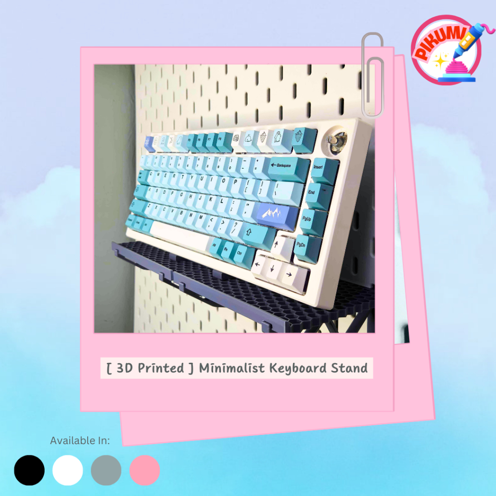 [3D Printed] Minimalist Mechanical Keyboard Stand | Shopee Malaysia