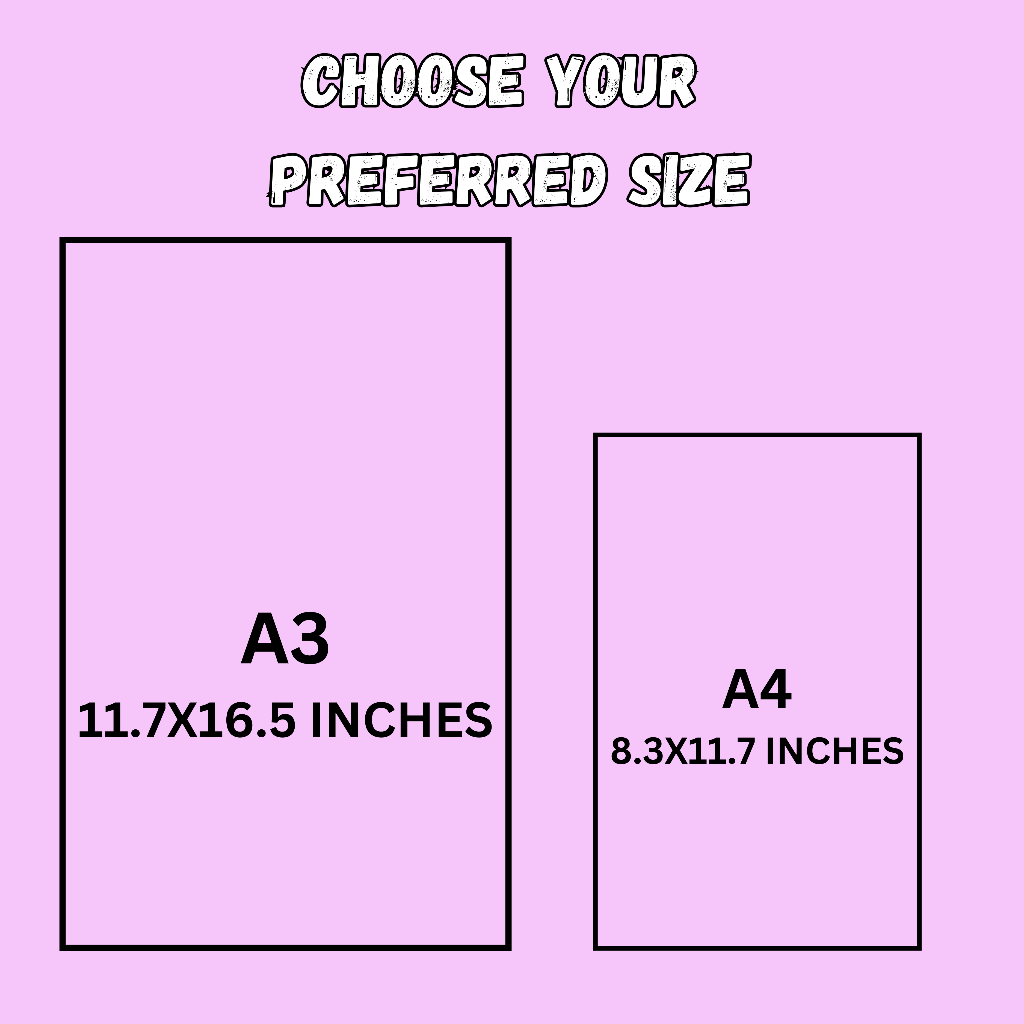 A3 POSTER PRINT , CUSTOMIZED A3 PHOTO PRINTOUT, A3 IMAGE 230gsm ...