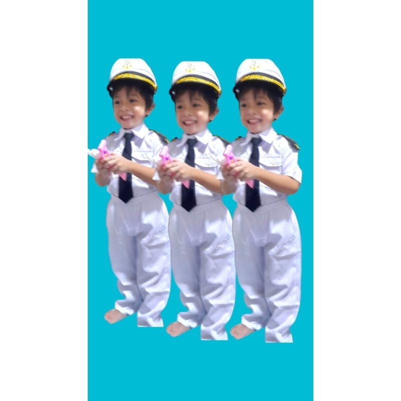 SEAMAN CAREER UNIFORM Costume for kids | Shopee Malaysia