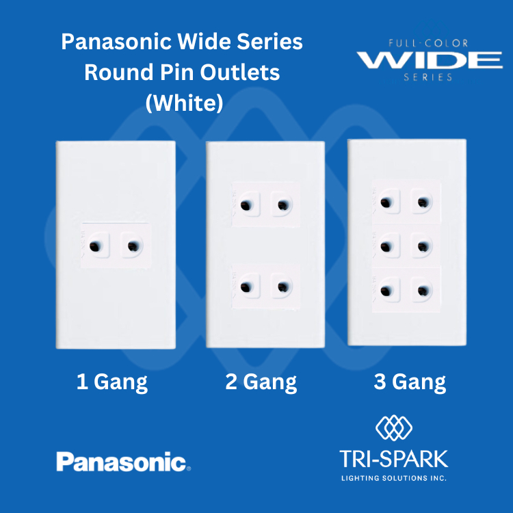 Panasonic Wide Series WEG1090-5 Round Pin Outlets | Shopee Malaysia