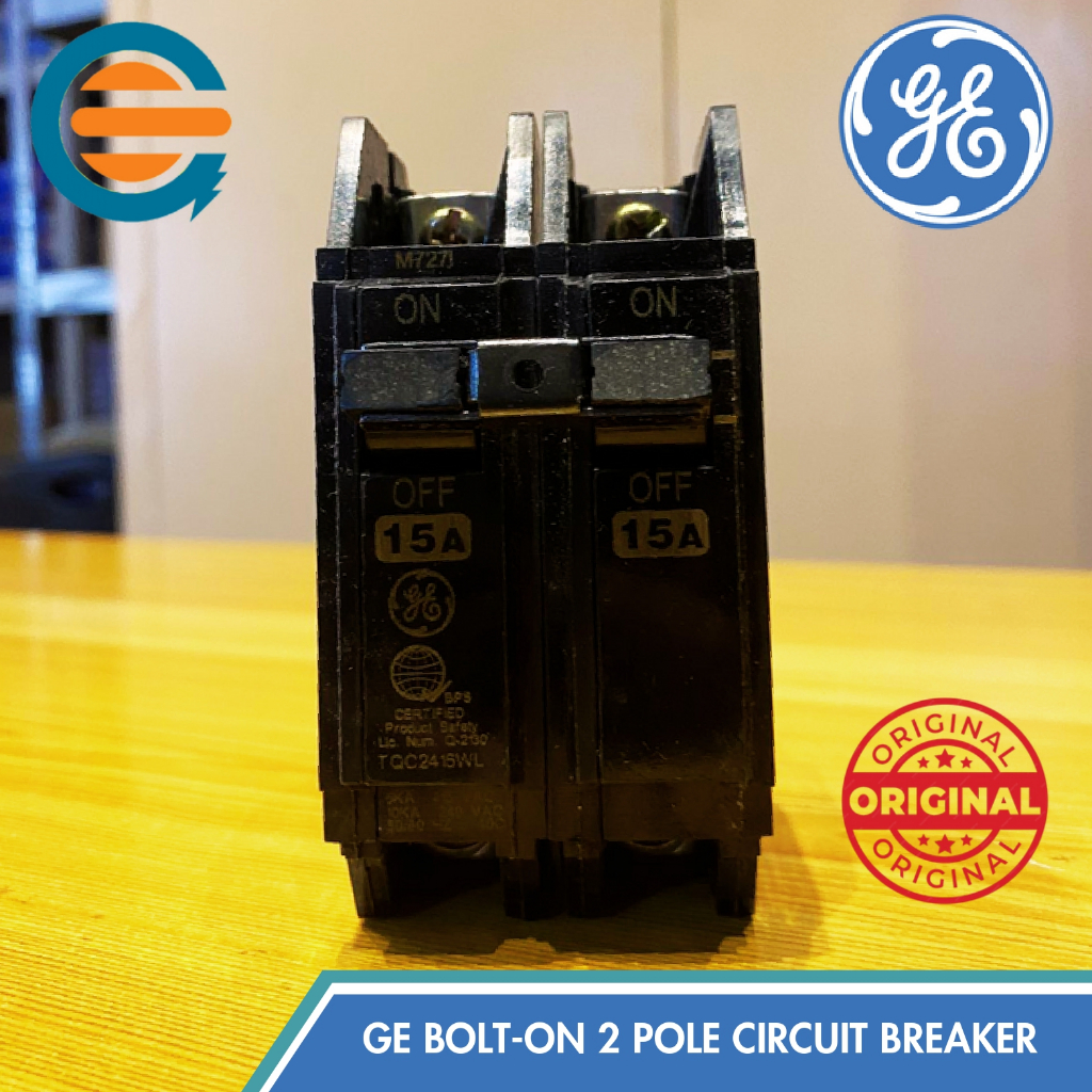 GE TQC Bolt-On Circuit Breaker 2 Pole (15A ~ 100A) | Shopee Malaysia