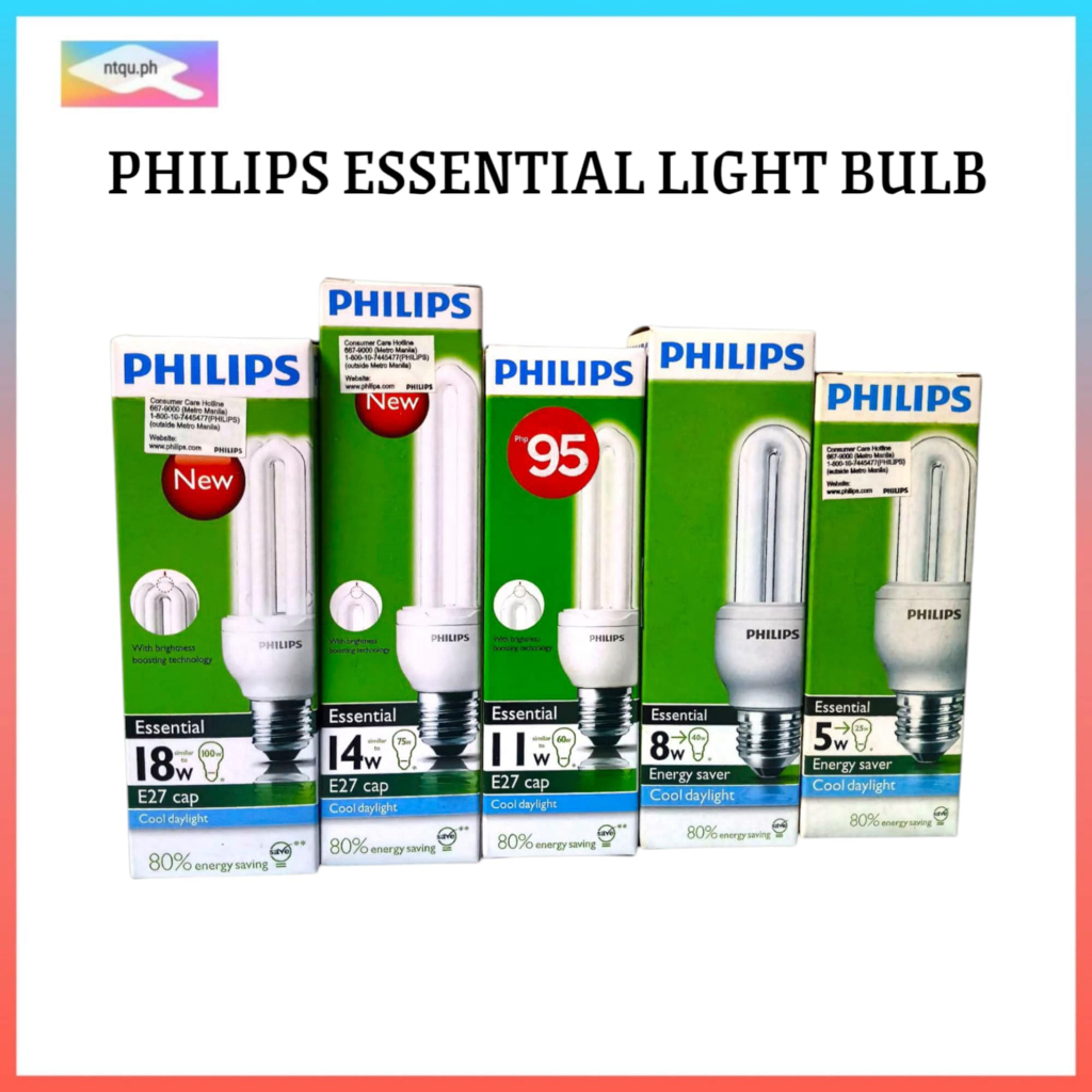 Philips Essential Compact Fluorescent Light Bulb - Cool Daylight ...