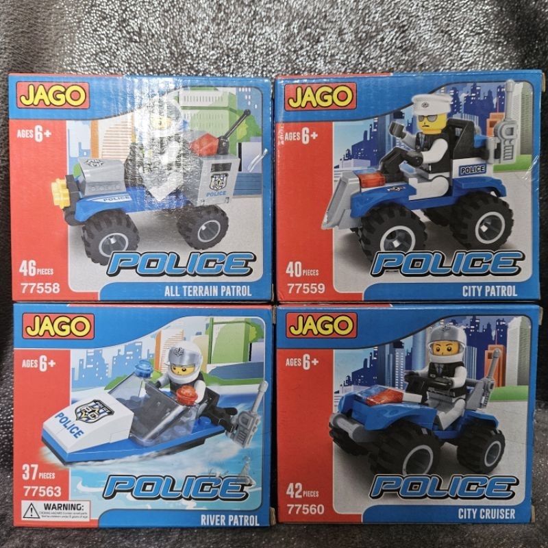 Jago Police River Patrol, All Terrain Patrol, City Patrol, City Cruiser ...
