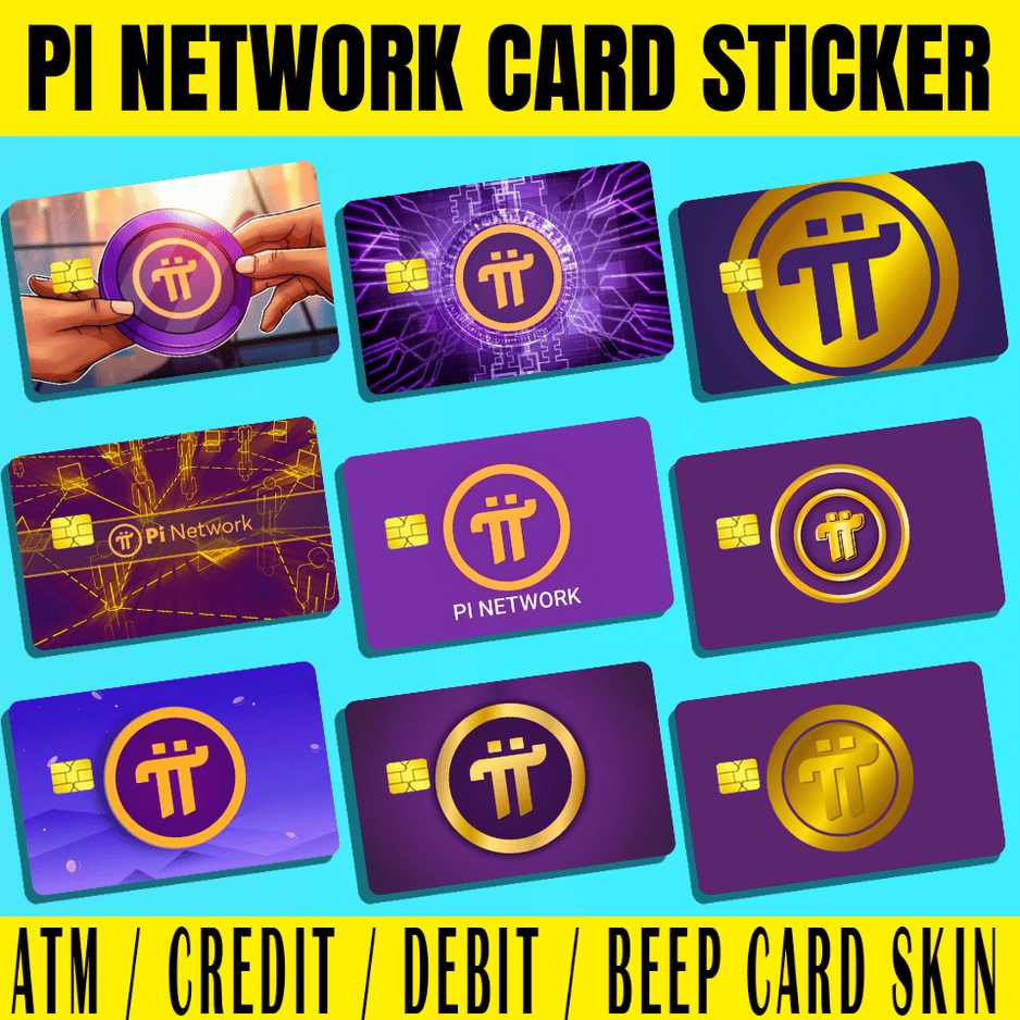 PI NETWORK - (SKIN CARD STICKER) ATM/CREDIT/DEBIT/BEEP | Shopee Malaysia
