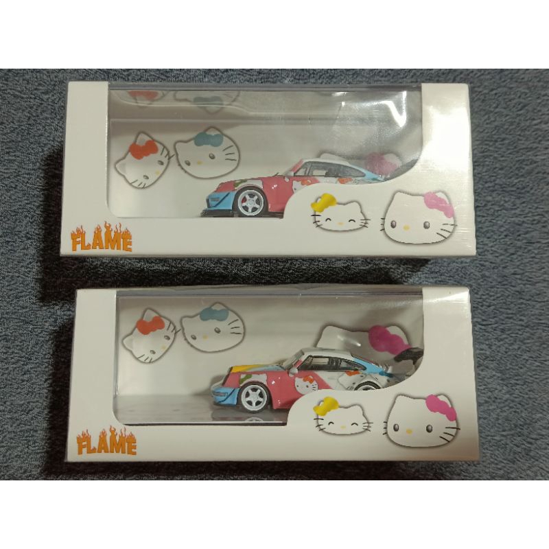 Flame Model Hello Kitty RWB Porsche 964 993 High Tail Limited Edition ...