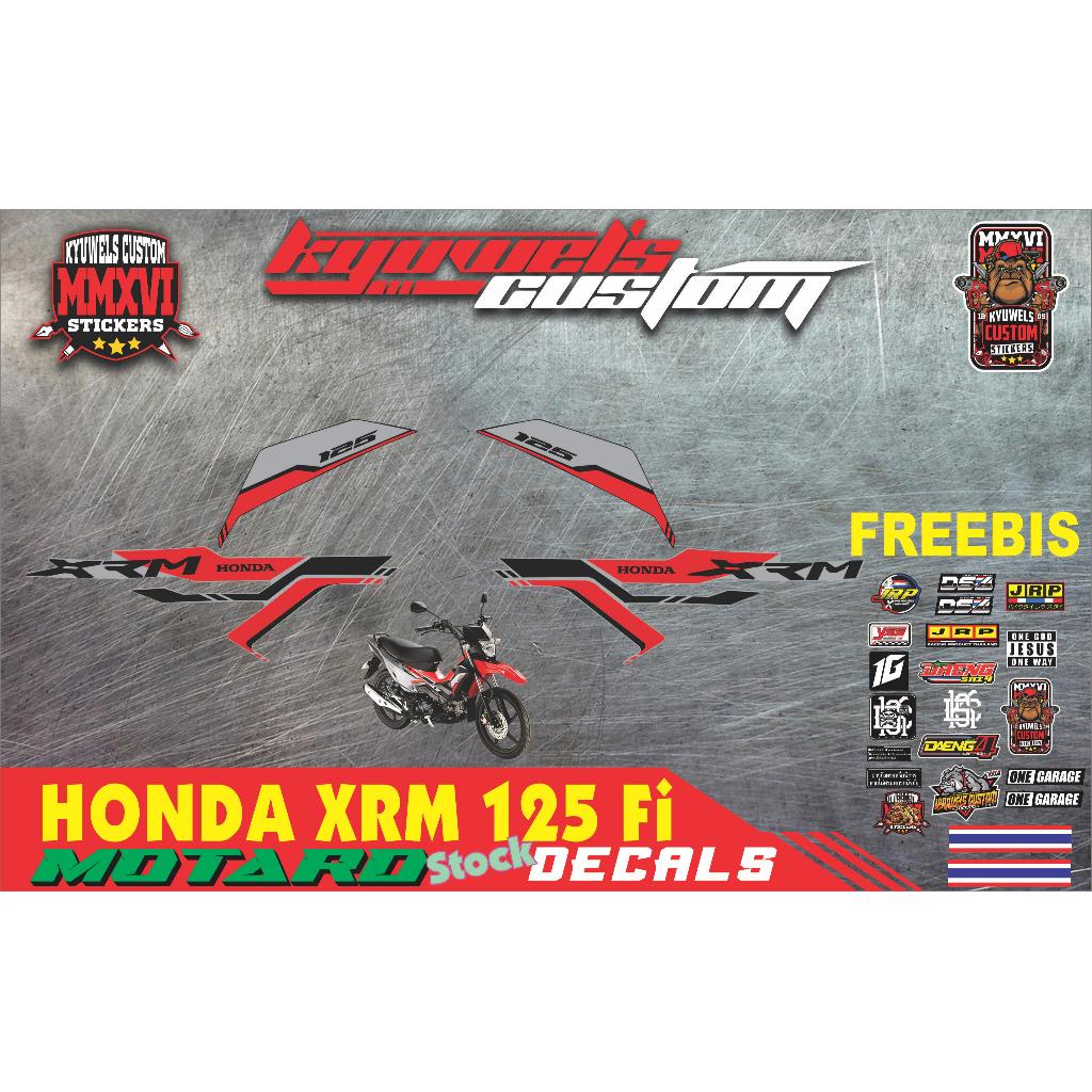 HONDA XRM 125 MOTARD DECAL STICKER | Shopee Malaysia