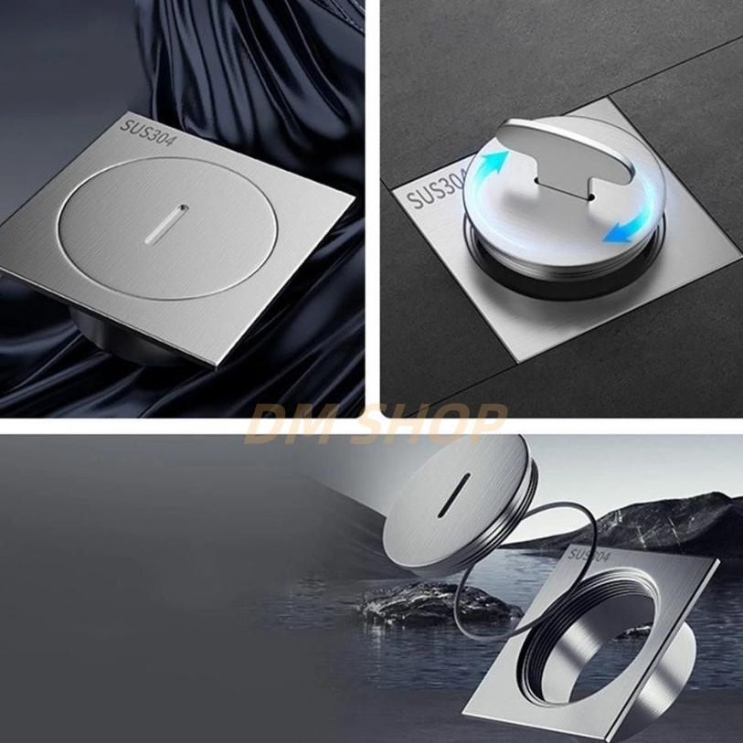 4*4/5*5 inches Floor Clean Out SUS-304 Stainless steel Heavy Duty ...