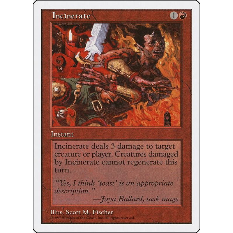 Incinerate MTG - Fifth Edition (5ED) | Shopee Malaysia