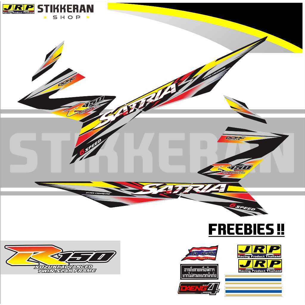 RAIDER 150FI MIKKO DESIGN DECALS | Shopee Malaysia