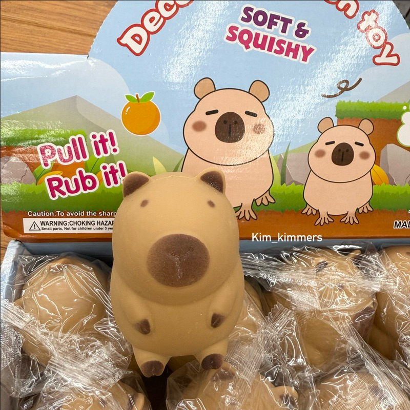 Capybara Squishy squeeze capybara toy soft squishy | Shopee Malaysia