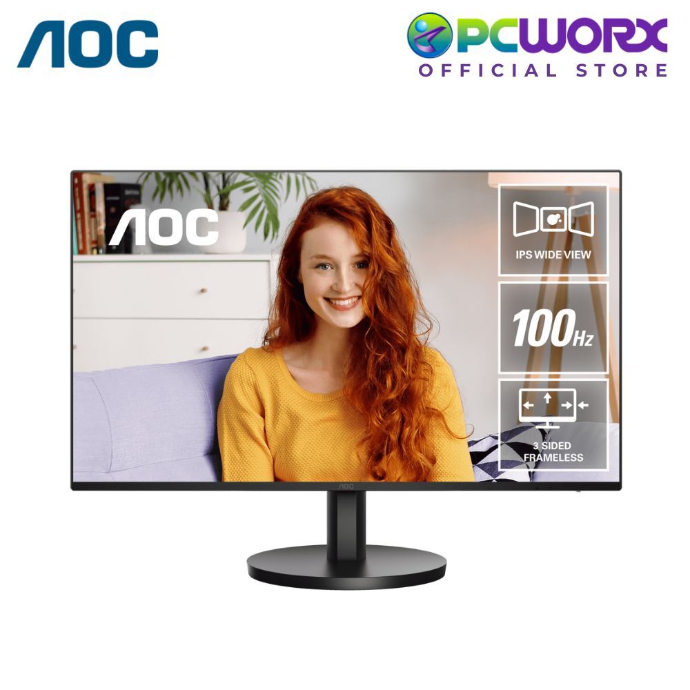 AOC 24B30H2/71 23.8" 120Hz IPS FHD VGA/HDMI Monitor | 1920 × 1080 (FHD ...