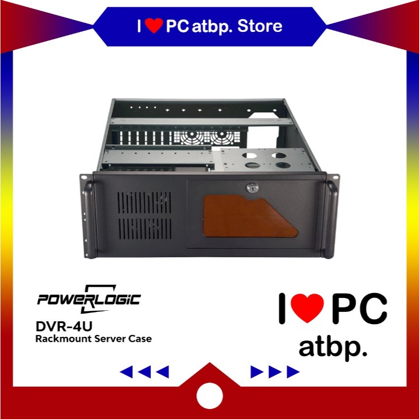 POWERLOGIC DVR-4U Rackmount Server Case Chassis Casing Network Data ...