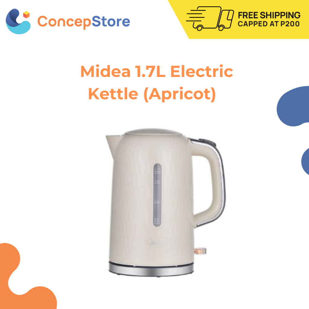 Midea 1.7L Electric Kettle (Apricot) | Shopee Malaysia