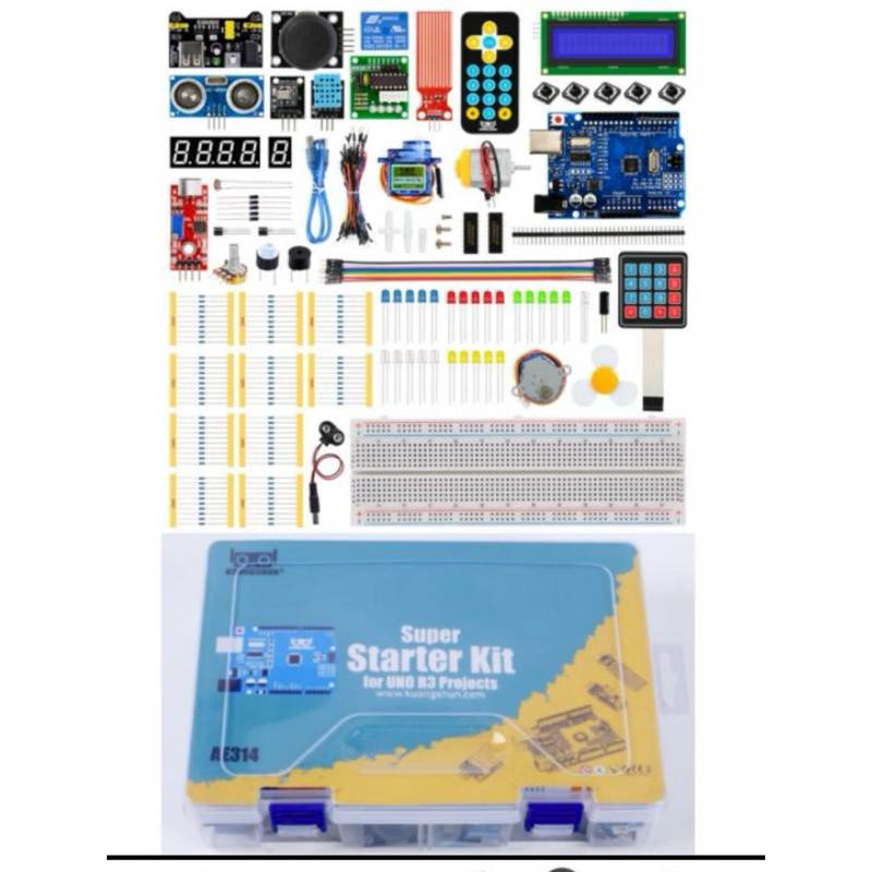 Arduino UNO R3 Super Starter Kit Robotics | Shopee Malaysia