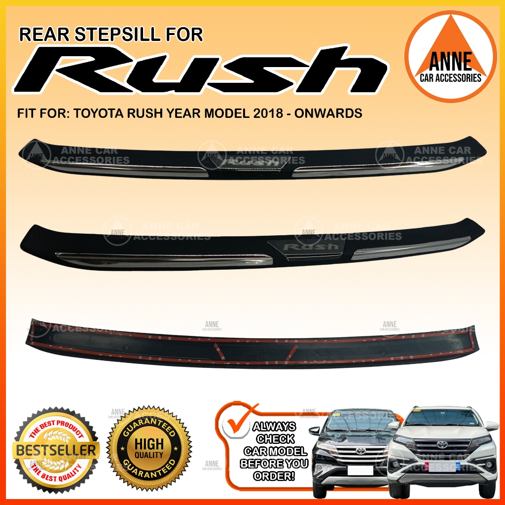 Rear Stepsill for Toyota Rush G E 2018 2019 2020 2021 2022 2023 2024 ...
