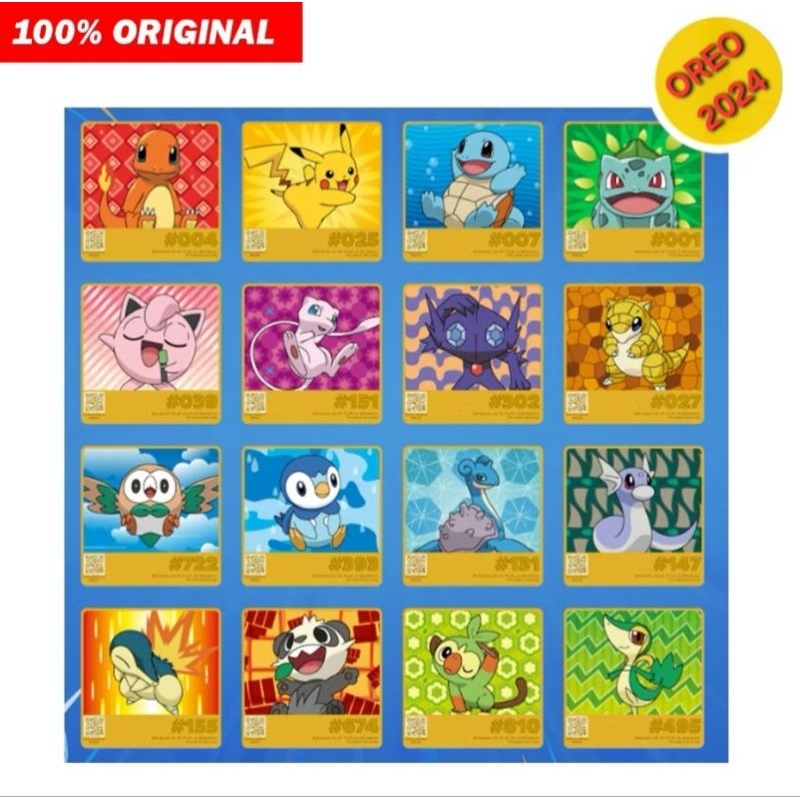 Oreo Pokemon Cards 2024 Limited Edition | Shopee Malaysia
