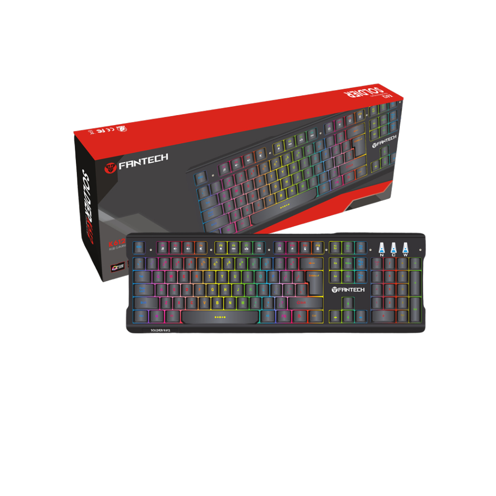 Freebie/Not For Fantech K612 Soldier RGB Gaming Keyboard Black | Shopee ...